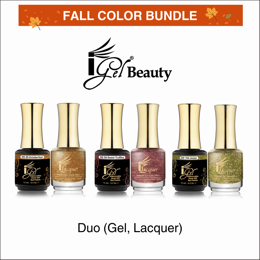 (Fall Color Bundle) iGel Matching Pair - Pre-selected 21 colors – C8 ...