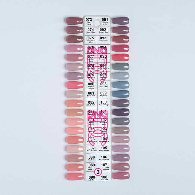 DND DC Color chart – C8 Nail Supply