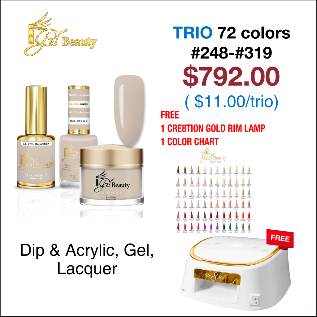 iGel Matching Colors - New Collection 72 colors #248-#319 – C8 Nail Supply