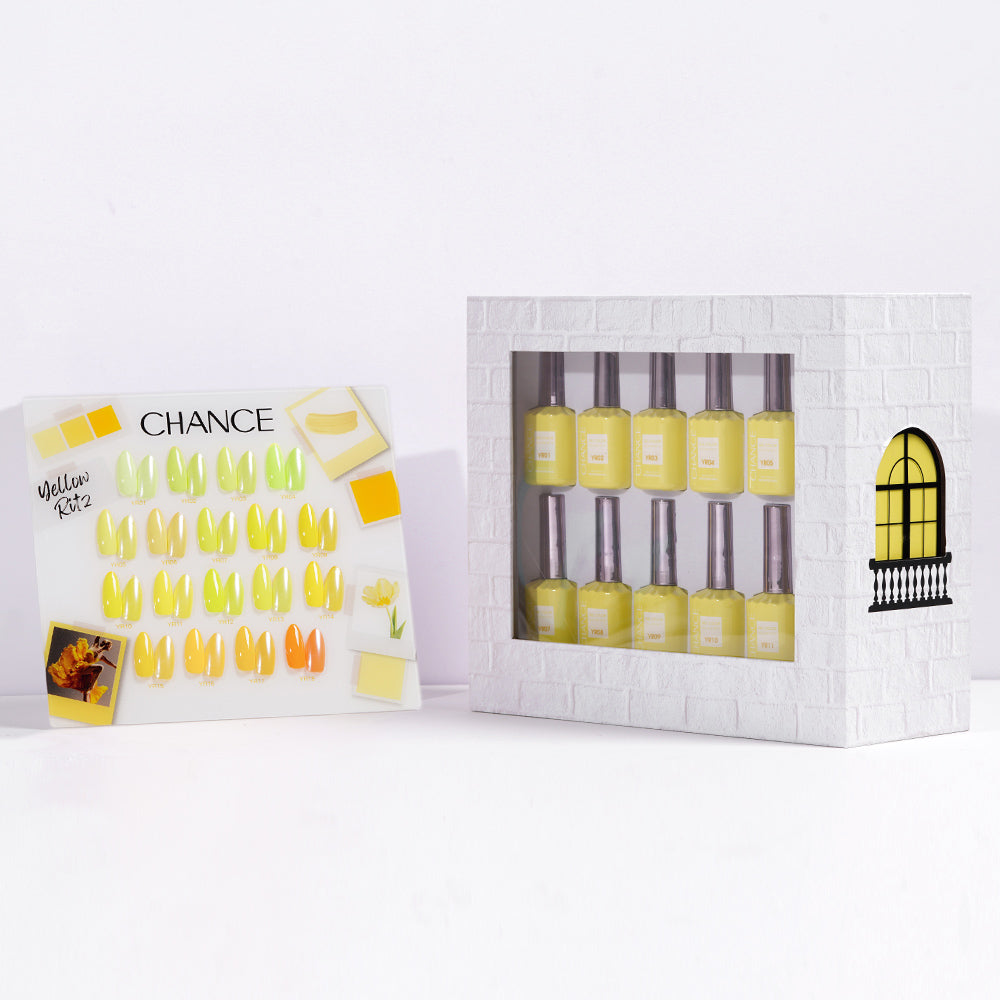 Chance Yellow Ritz Collection 0.5oz #12 - 18 Colors – C8 Nail Supply