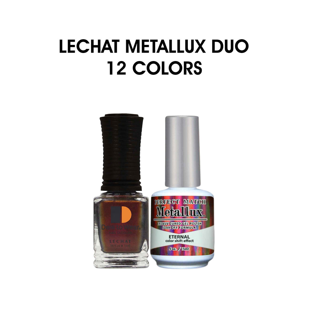 Lechat Perfect Match Duo - Metallux Collection - Full set 12 colors ...