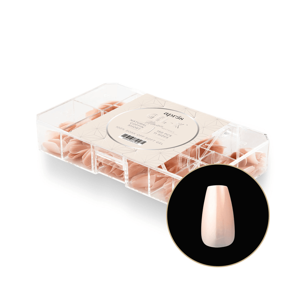 Apres Neutrals Gel-X Tips - Maisie NATURAL 150pcs | C8 – C8 Nail Supply