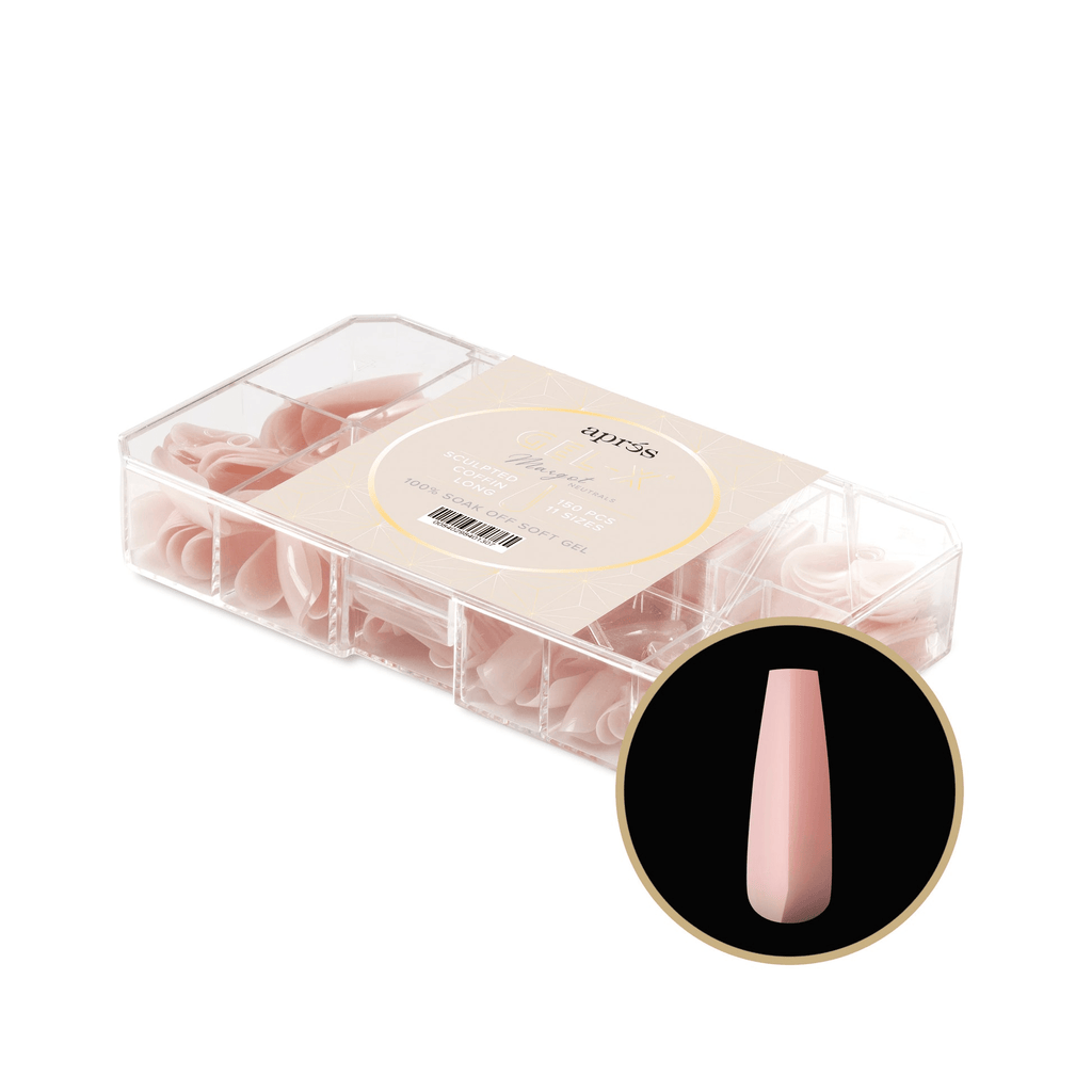 Apres Neutrals Gel-X Tips - Margot SCULPTED Long 150pcs – C8 Nail Supply