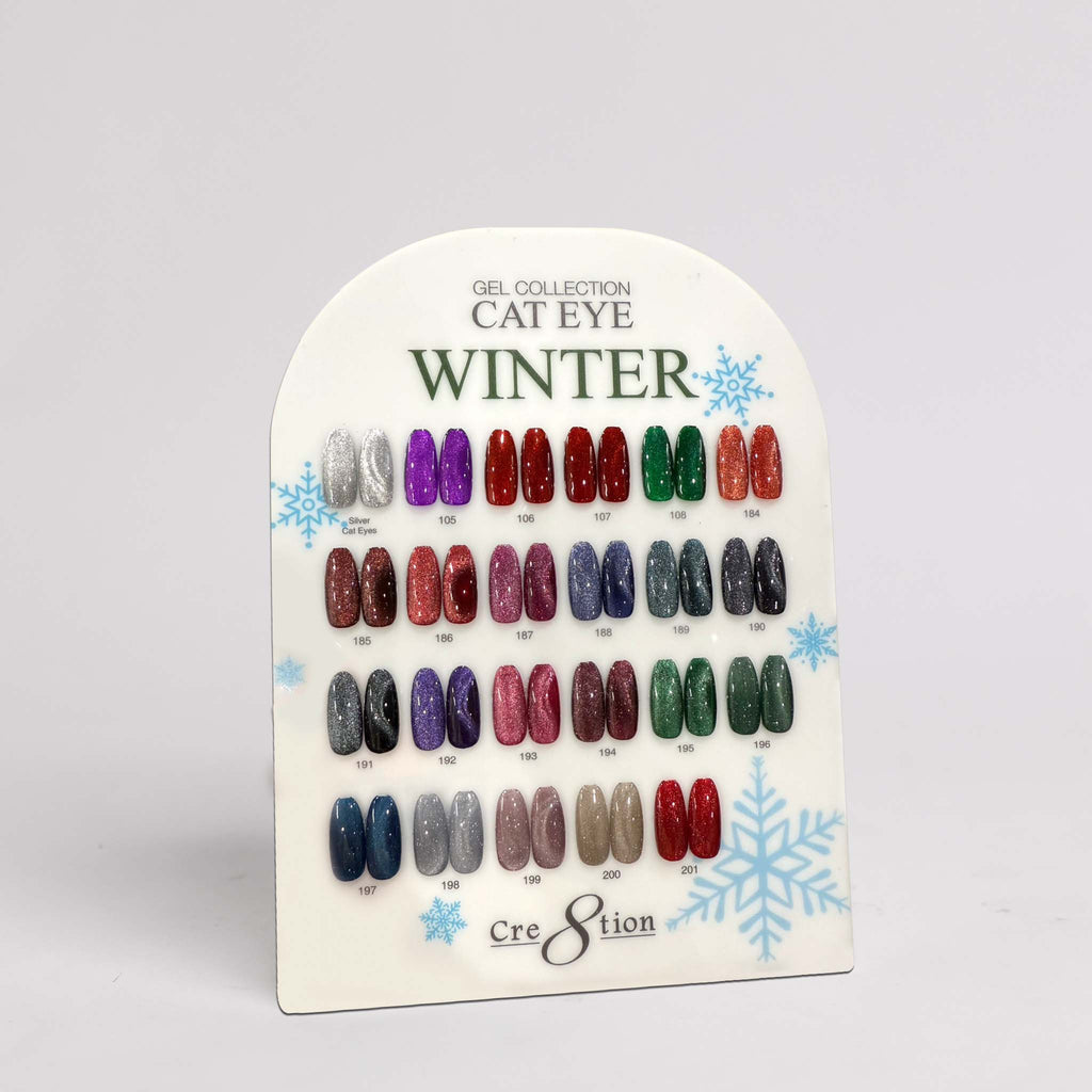 Cre8tion Counter Display Color Chart - Cat Eye Winter & Silver 23 colo ...