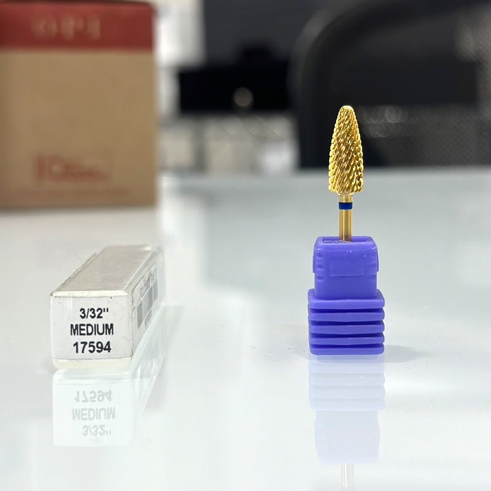 Cre8tion Gold Carbide Flame Bit M 3/32" – C8 Nail Supply