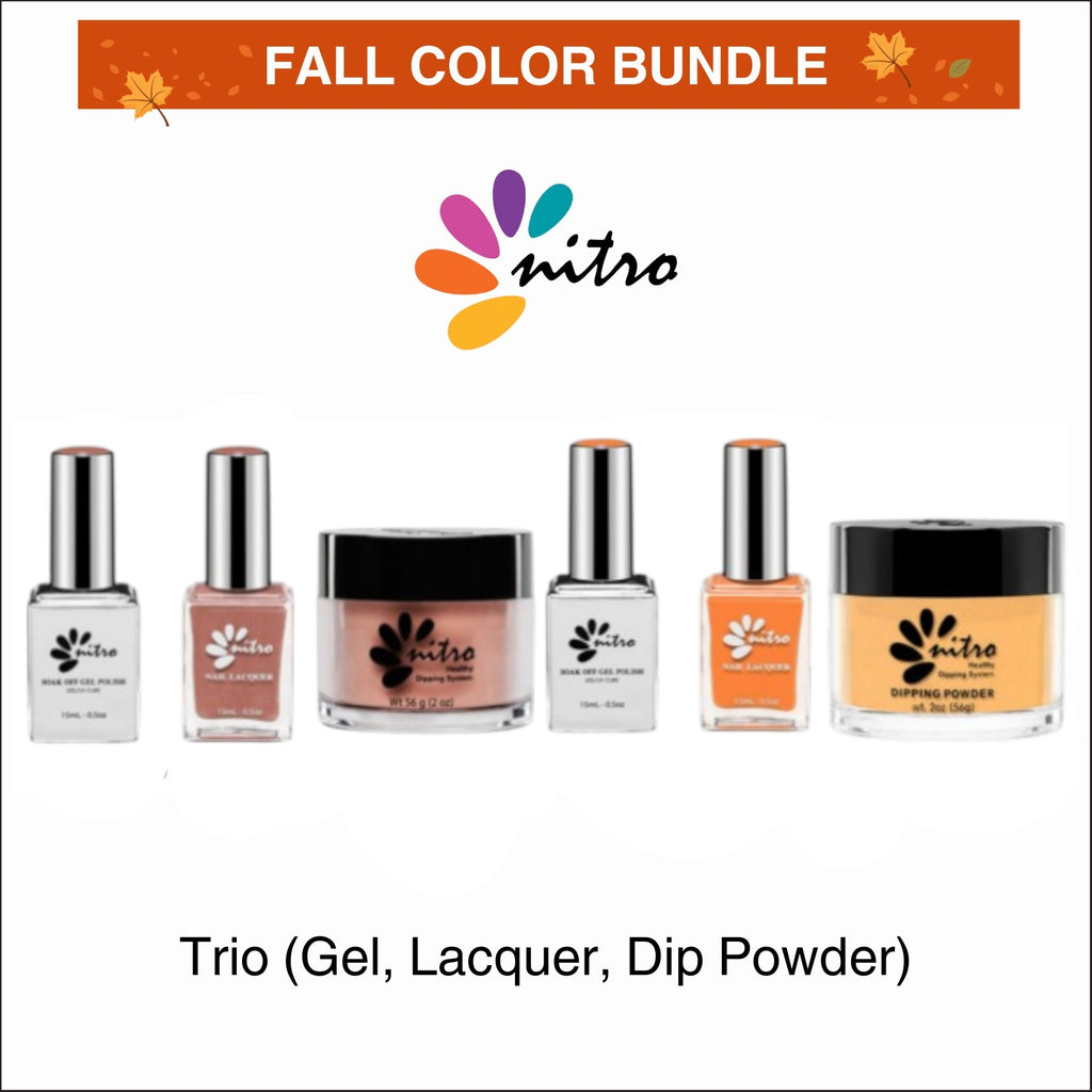 (Fall Color Bundle) Nitro Trio Matching Color - Pre-selected 13 colors ...
