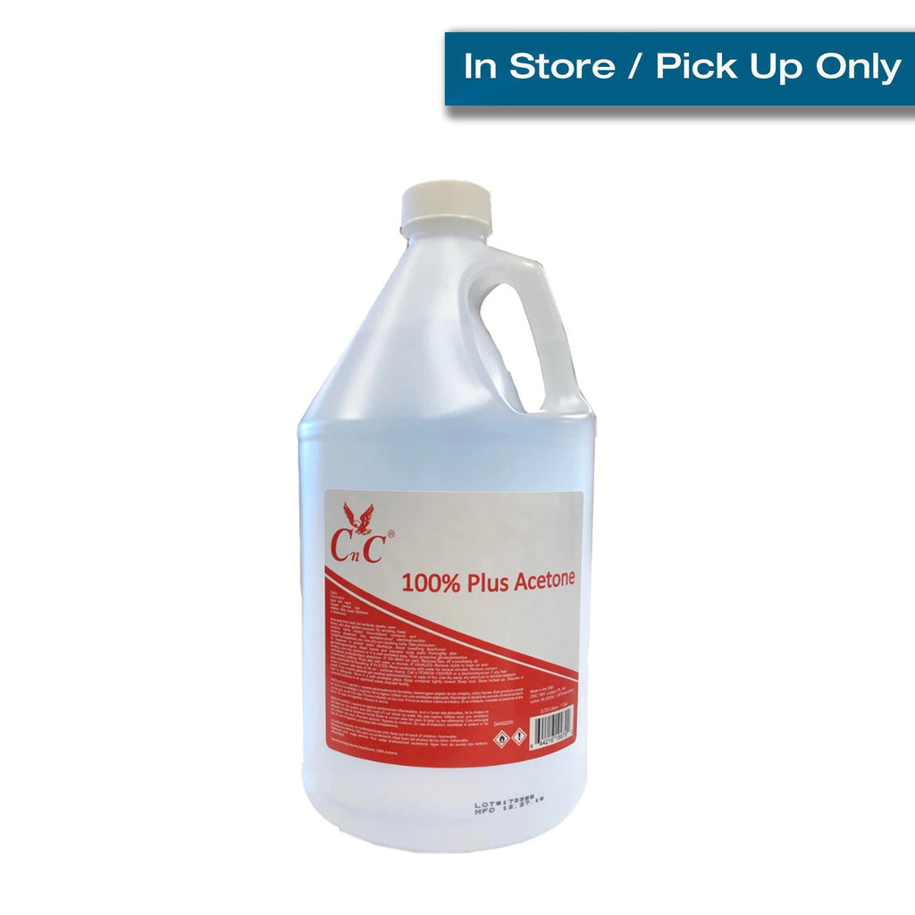 [In Store Only] CnC Acetone 100% - 1 Gallon – C8 Nail Supply