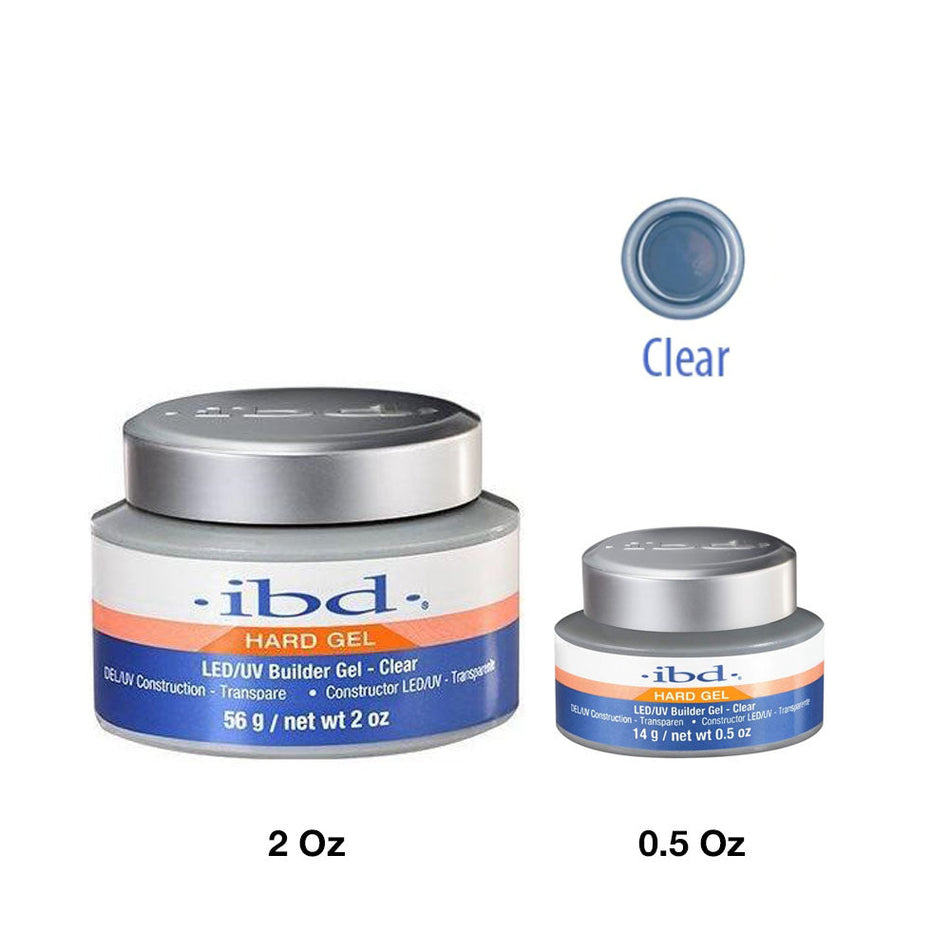 IBD Hard Gel LED/UV Builder Gel - CLEAR – C8 Nail Supply
